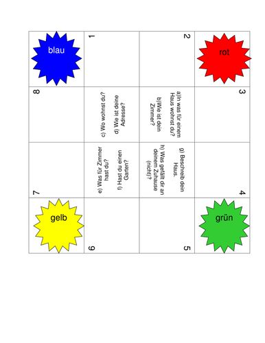 Fortune Teller Activity | Teaching Resources