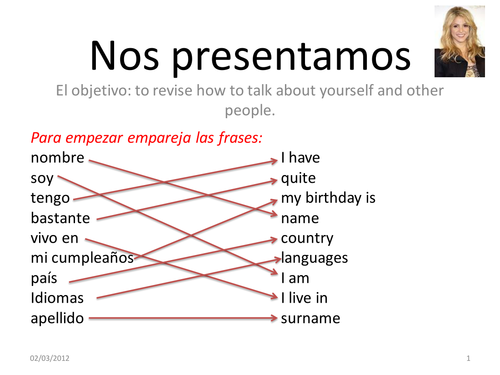 Nos presentamos | Teaching Resources