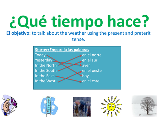 Qué tiempo hace | Teaching Resources