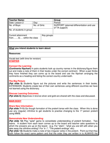 Las vacaciones (past) | Teaching Resources