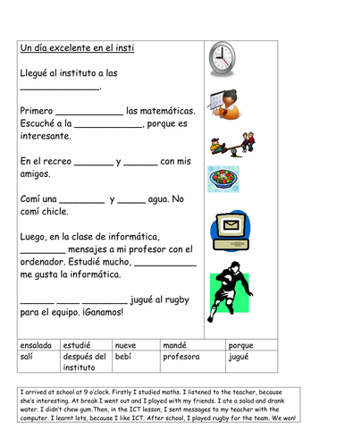 Un dia excelente | Teaching Resources
