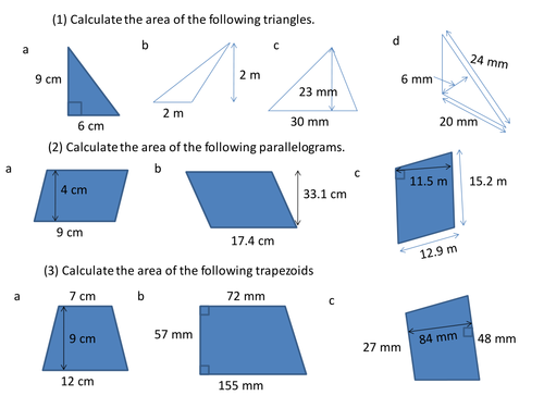 Area | Teaching Resources