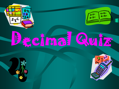 Decimals quiz | Teaching Resources