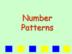 Number Patterns | Teaching Resources