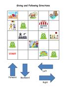 Following directions - grid activity | Teaching Resources
