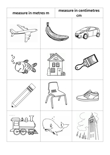 Meters or Centimeters | Teaching Resources
