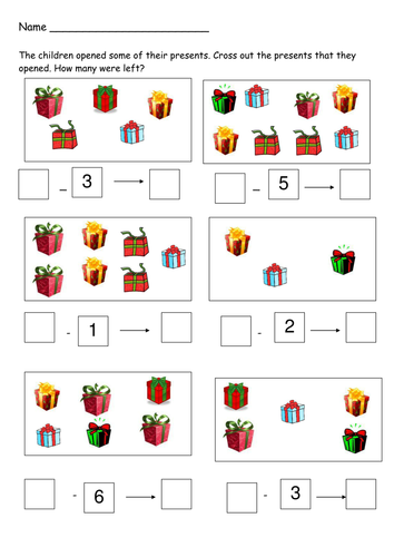 Christmas addition and subtraction | Teaching Resources