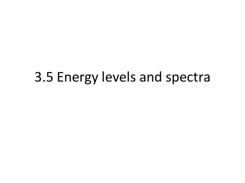 Activities for energy levels | Teaching Resources
