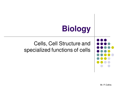Cells | Teaching Resources