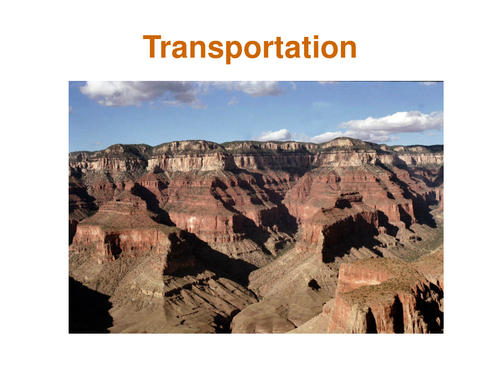 Transportation of Rocks PowerPoint | Teaching Resources