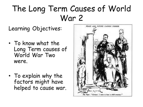 Long Term Causes of WW2 | Teaching Resources