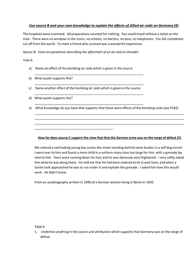 Germany History – Assessment Prep | Teaching Resources