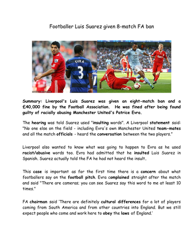 An introduction to Justice/Injustice | Teaching Resources