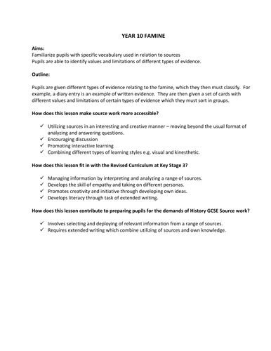 Irish Potato Famine | Teaching Resources