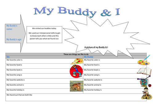 My buddy & I | Teaching Resources
