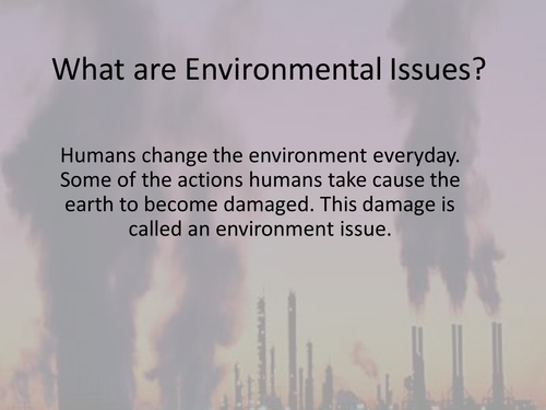 environmental issues | Teaching Resources