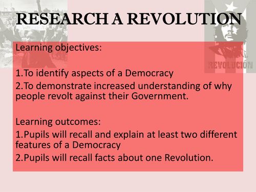 Democracy and Revolution | Teaching Resources