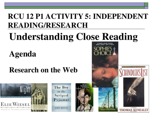 Understanding Close Reading (Grade 12) Life Steps | Teaching Resources