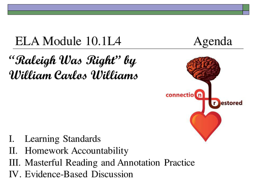 ELA Module 10.1 Reading Closely & Writing | Teaching Resources