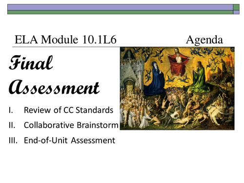 ELA Module 10.1 Reading Closely & Writing | Teaching Resources