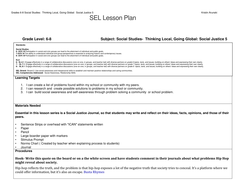 SEL / Social Studies Lesson Unit for Grades 6-8 | Teaching Resources