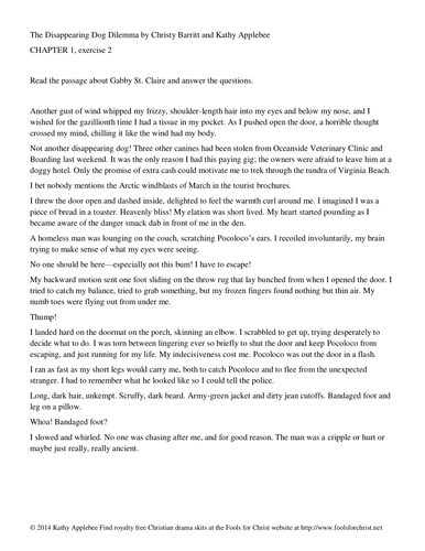 Disappearing Dog Dilemma guided reading passages | Teaching Resources
