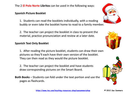 Spanish Christmas / Navidad El Polo Norte 2 Booklets | Teaching Resources
