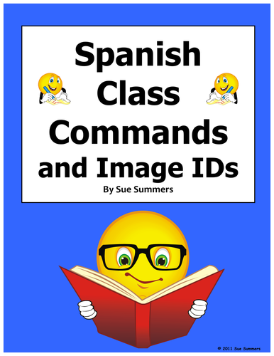 Spanish Class Commands Word Search and Vocabulary - Substitute Lesson ...
