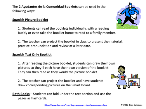 Spanish Community Helpers 2 Emergent Readers - Ayudantes de la ...