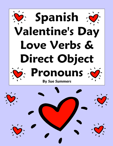 Spanish Direct Object Pronouns Worksheet with Oír, Ver, Querer, Conocer ...