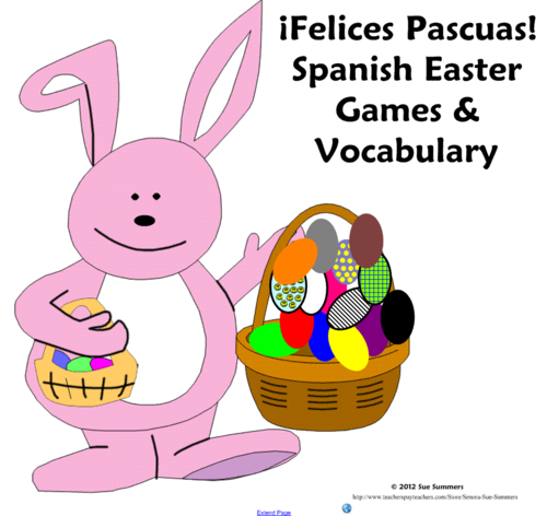 Spanish Easter SmartBoard Games, Activities and Vocabulary - La Pascua ...