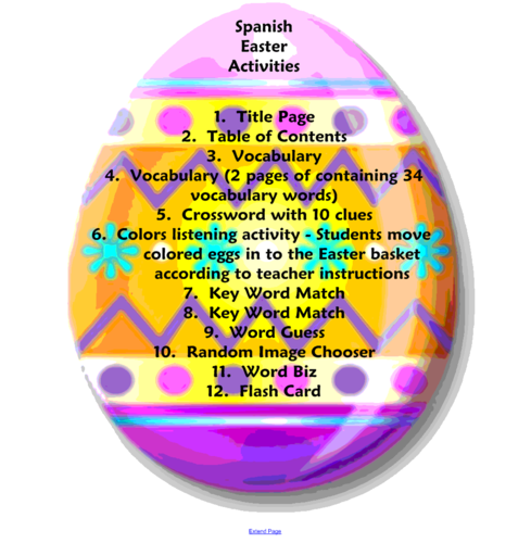 Spanish Easter SmartBoard Games, Activities and Vocabulary - La Pascua ...