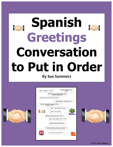 Spanish Greetings and Leave Takings Bundle of 10 | Teaching Resources