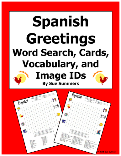 Spanish Greetings and Leave Takings Bundle of 10 | Teaching Resources