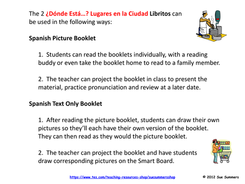 Spanish School Places 2 Booklets - Donde Esta en la Escuela? | Teaching ...