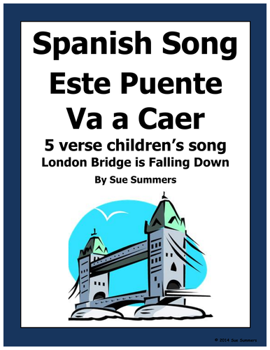 Spanish Song with Actions - Este Puente Va A Caer - London Bridge ...