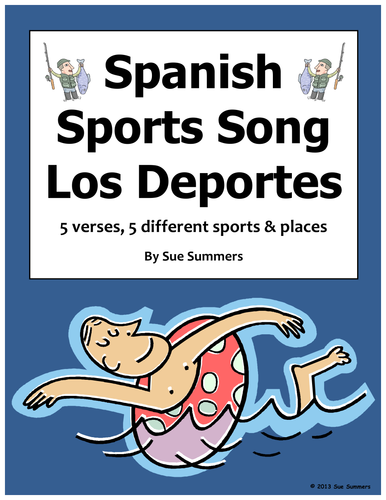 Spanish Sports Song With Actions - Juego Fútbol | Teaching Resources