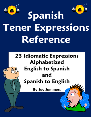 Spanish Tener Expressions Bundle of 7 | Teaching Resources