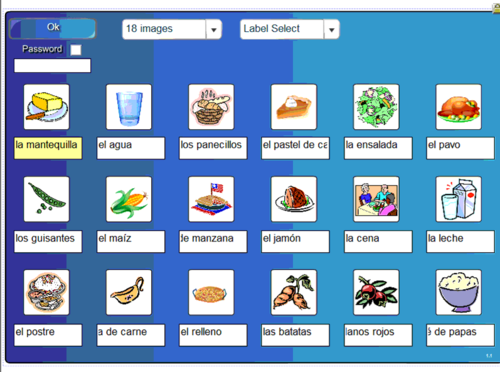 Spanish Thanksgiving Games, Vocabulary and Activities Smart Board ...