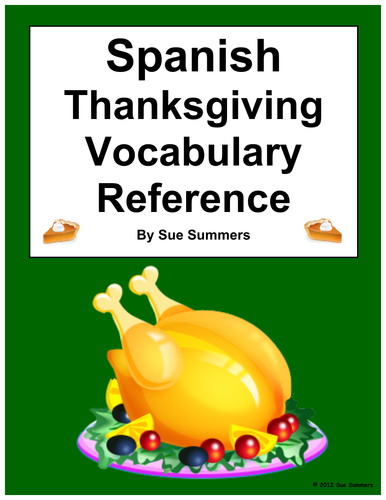 Spanish Thanksgiving Bundle - El Día de Acción de Gracias | Teaching ...
