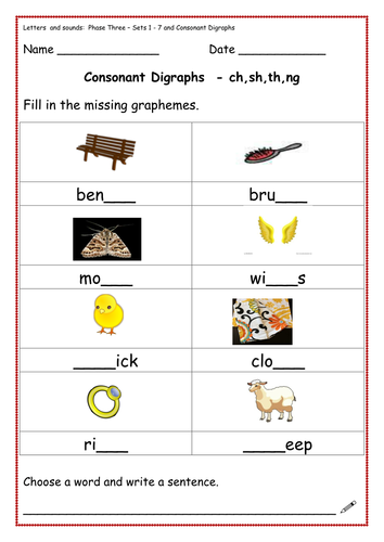 Phonics and Consonant Digraphs & Vowel graphemes on PowerPoint ...