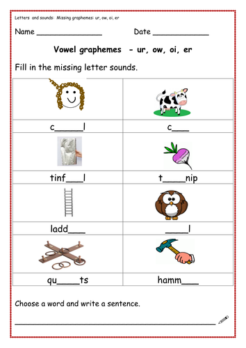 Phonics and Consonant Digraphs & Vowel graphemes on PowerPoint ...