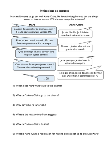 Year 8 - Les sorties (Expo 2, Module 3) | Teaching Resources