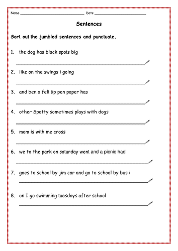 Reading comprehension, sentence & word work - PowerPoint Presentation ...