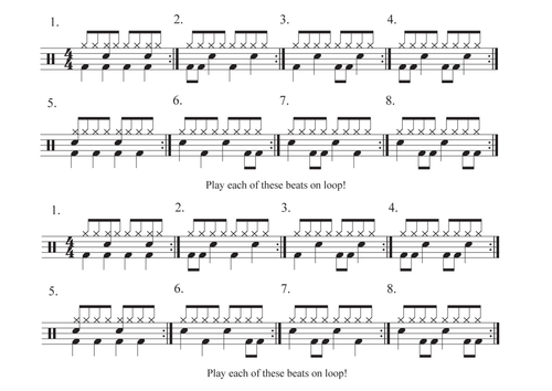 Drums Drum Kit Lesson Unit Assessment | Teaching Resources