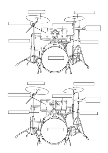 Drums Drum Kit Lesson Unit Assessment | Teaching Resources