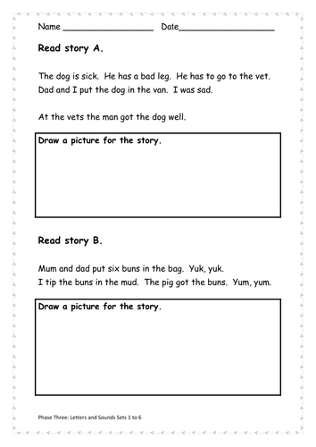 Phase Three: Letters and Sounds Sets 1 to 6-7 PowerPoint Presentations ...