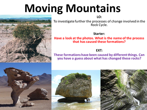 Lesson 3 - Moving Mountains | Teaching Resources