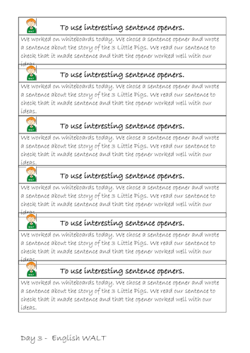 3 Little Pigs - 1 week's English plan and resources | Teaching Resources