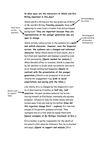 An Inspector Calls | Teaching Resources